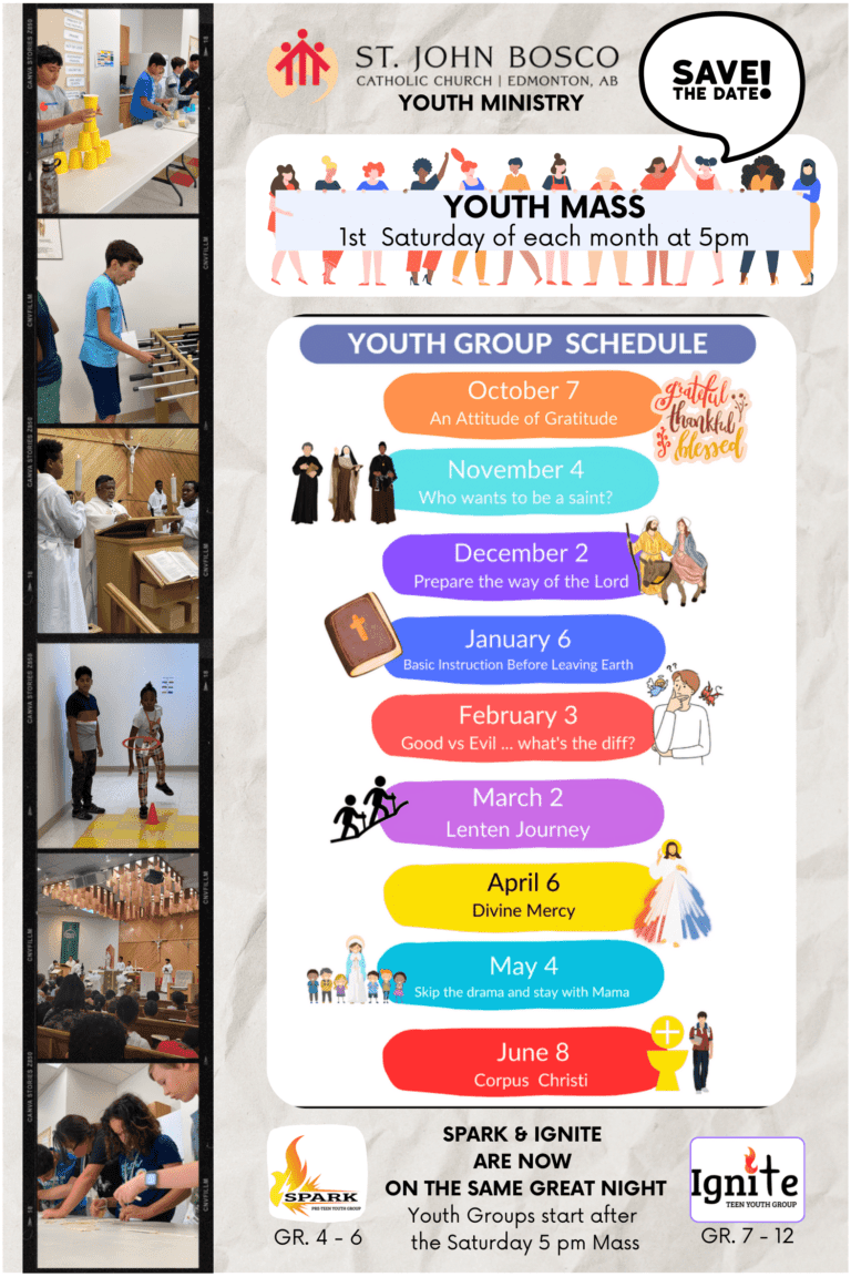 Youth Ministry – St. John Bosco Catholic Church